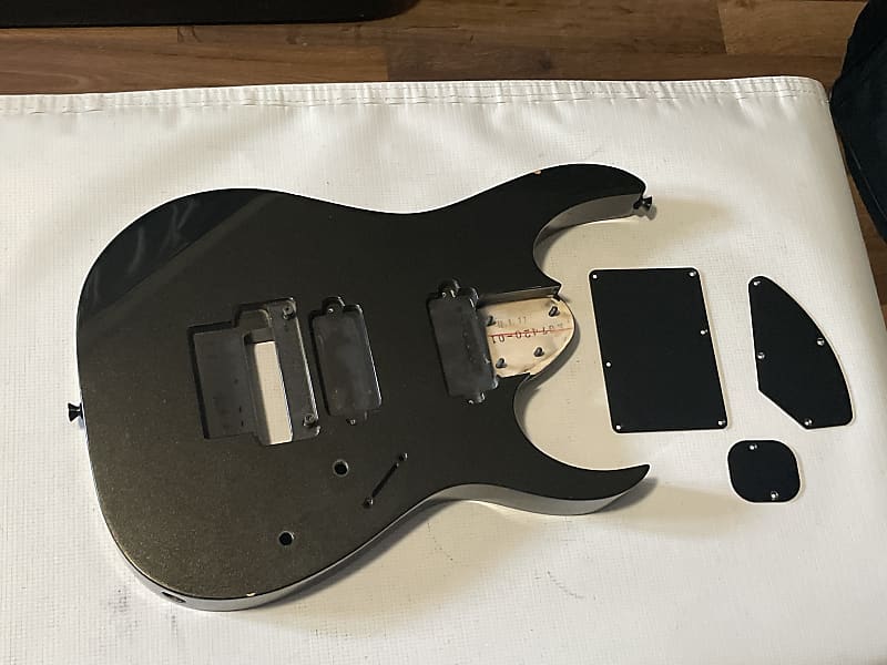 2000 Japan Fujigen Ibanez RG7420 7 String Galaxy Black Guitar | Reverb