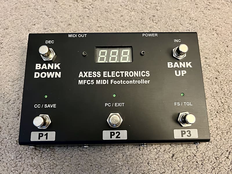 Axess Electronics MFC5 compact MIDI Foot Controller. | Reverb