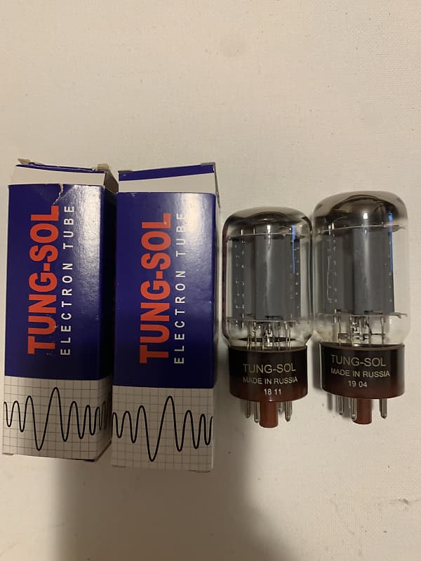 Pair Used Tung Sol 5881 tubes | Reverb