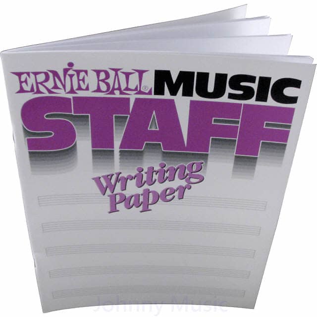 Music Staff Writing Paper - 48 Pages Fine Line Printing Music | Reverb