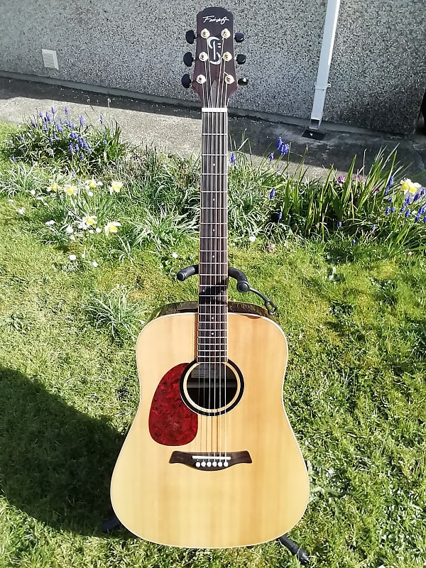 Fairclough Acoustic Star Left Handed plus Hiscox Liteflite | Reverb UK