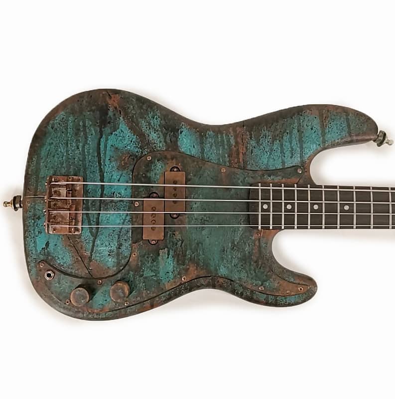 Wasteland Guitars P-Bass / Precision Bass 2023 - Rusty Surf | Reverb