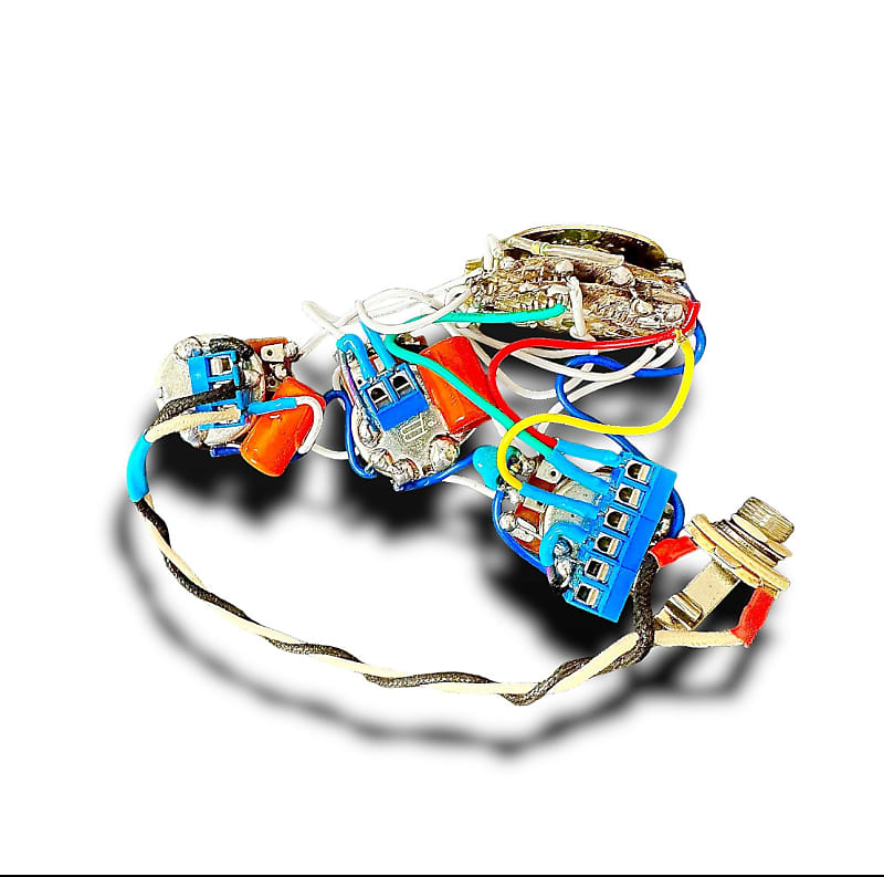 HSS Solderless AutoSplit with Tone ByPass Mod Wiring Harness | Reverb