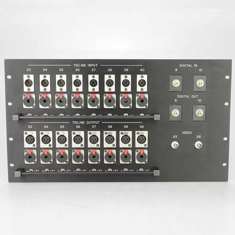 Neutrik 8 Channel Mic Tie Lines In & Out XLR 1/4" Studio Wall | Reverb