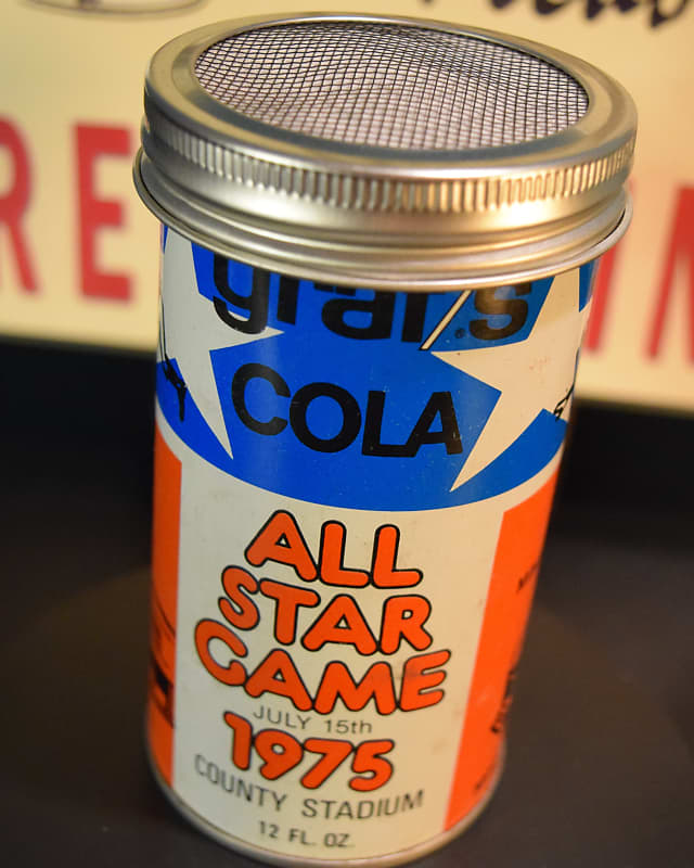 Lo Fi Soda Can Microphone - Graf's Cola, 1975 MLB All Star | Reverb