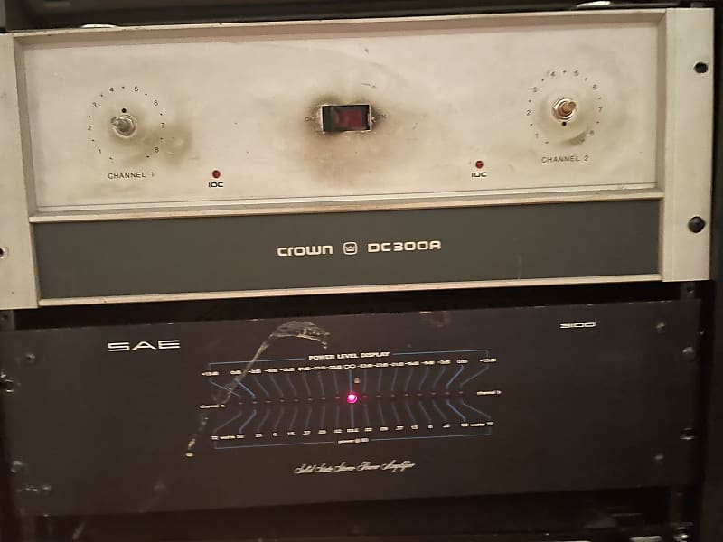 SAE 3100 Solid State Stereo Power Amplifier late-70's - Black | Reverb