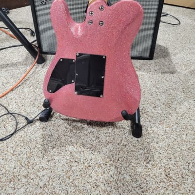 Jim Cat Pink Glitter Telecaster | Reverb