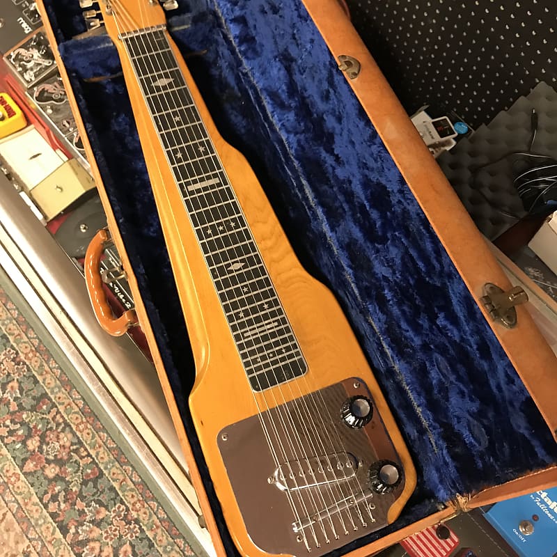 50's Magnatone G65-8W 8 String Lap Steel w/OHSC | Reverb