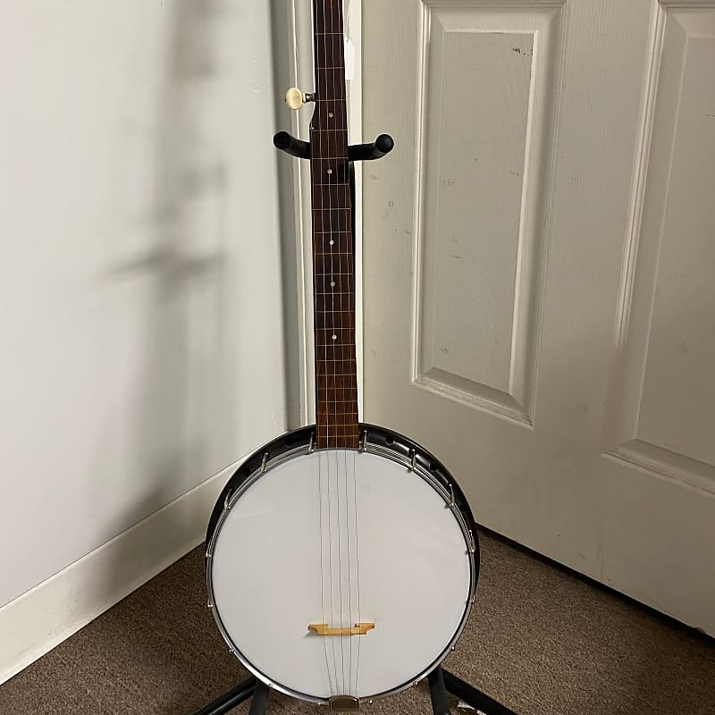Vintage Open Back Harmony Banjo with Case | Reverb