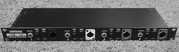 Whirlwind Multi Director 4 Channel Passive DI (Direct) Box | Reverb