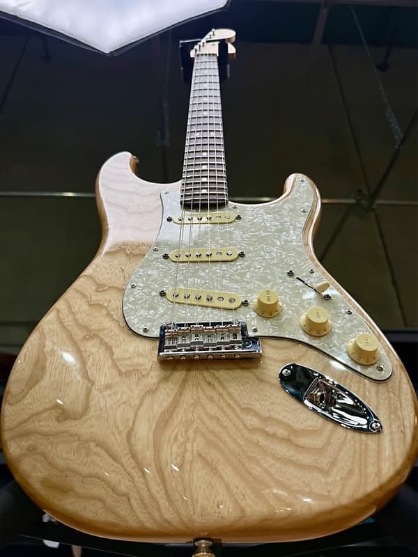 Fender Custom American Stratocaster, KWS Ash, Natural | Reverb