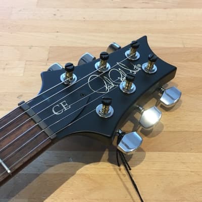 PRS CE 24 Custom Colour All Black, Blackout Neck + PRS | Reverb France
