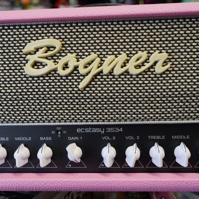 Bogner Ecstasy 50-watt Tube Head - Pink Tolex | Reverb