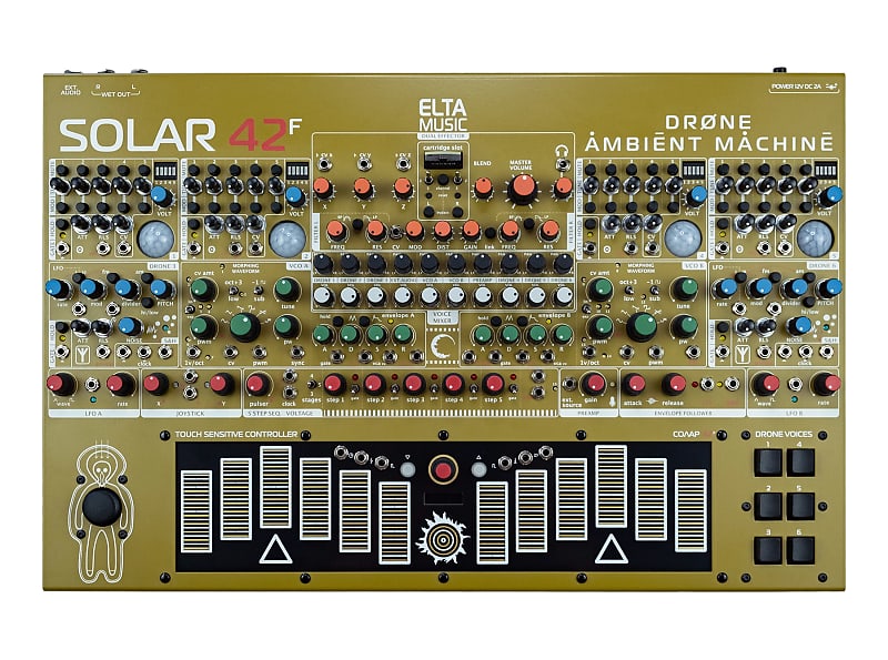 Elta Music Solar 42F Ambient Machine Drone Synthesizer (Green | Reverb