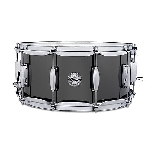 Gretsch Full Range 6.5x14" Black Nickel over Steel Snare Drum | Reverb
