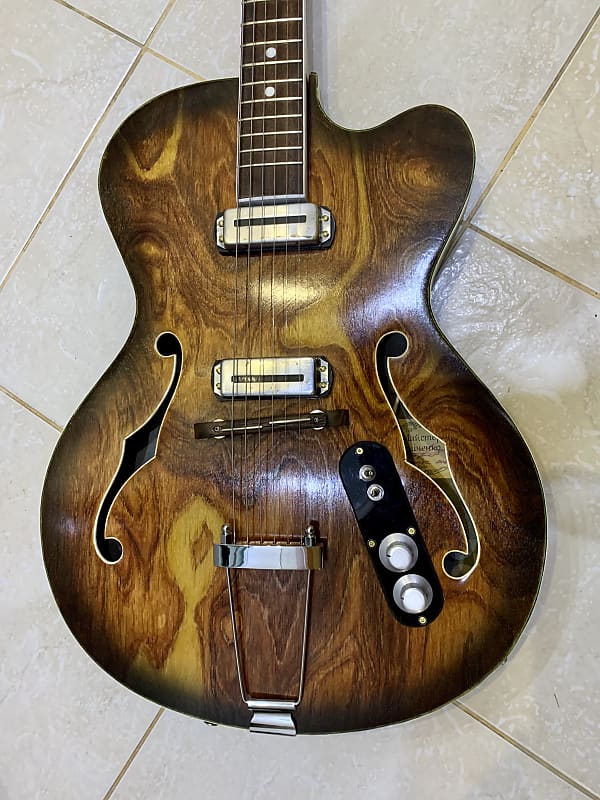 USSR “Lviv Rhythm” Rare electric guitar semi hollow 1970s | Reverb