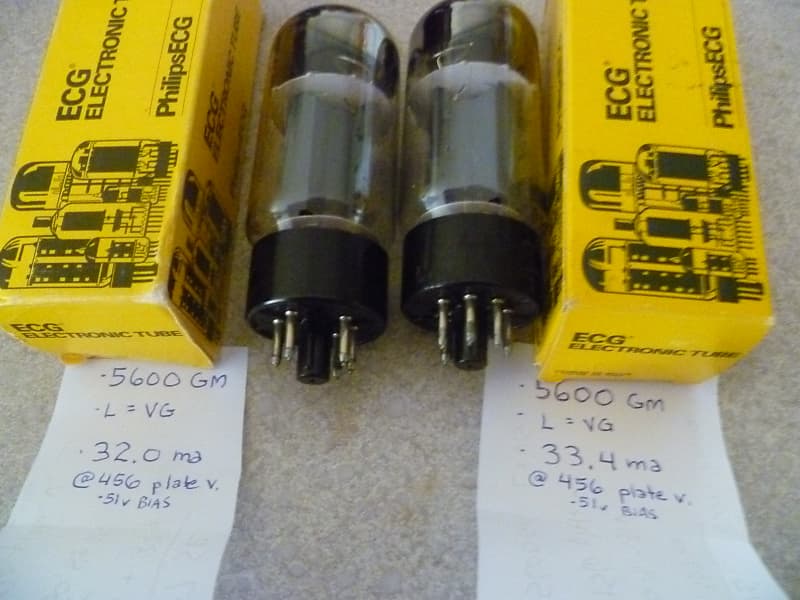 Matched Set / Sylvania STR-415 6L6GC Dual Getter Tubes | Reverb