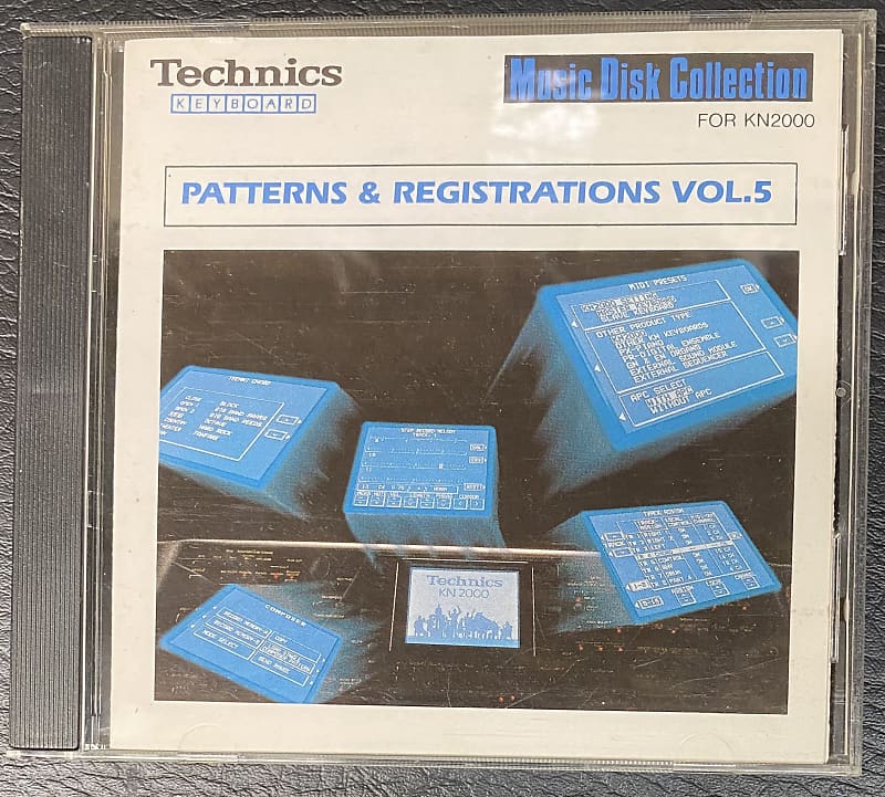Technics Patterns & Registrations Vol 5 Disk for KN2000 | Reverb