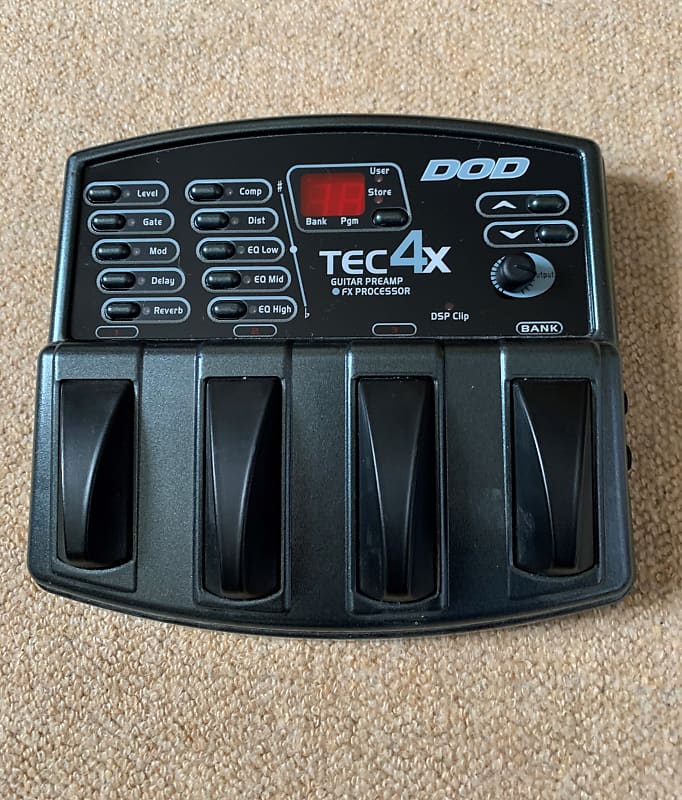 DOD TEC4X multiple guitar effects unit | Reverb