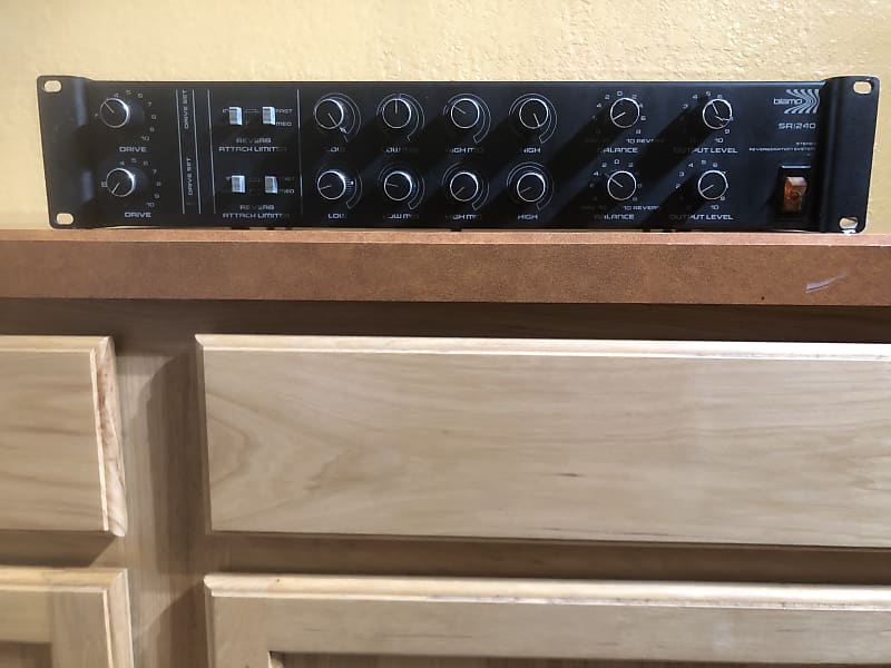 Biamp SR240 Stereo Spring Reverb Refurbished and Upgraded! | Reverb