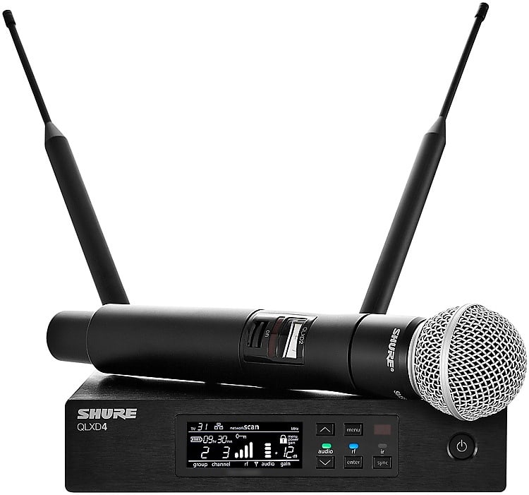 Shure QLXD24/SM58 Digital Wireless Handheld Microphone System | Reverb