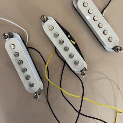 Squier Stratocaster pickups 2020s - White | Reverb
