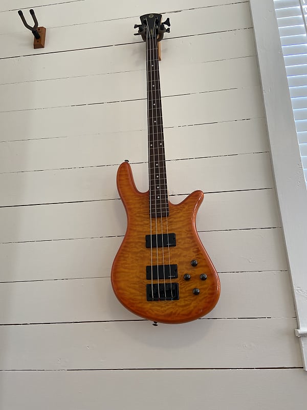 Spector Q4 Pro 1999-2003 - Orange Figured Maple Top | Reverb