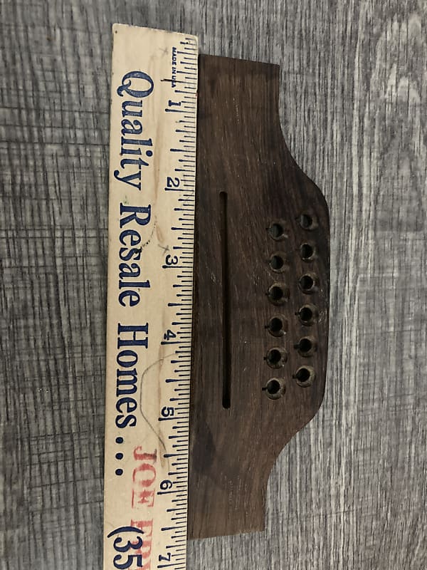 Gibson Vintage 12 string acoustic guitar bridge 1970’s - | Reverb