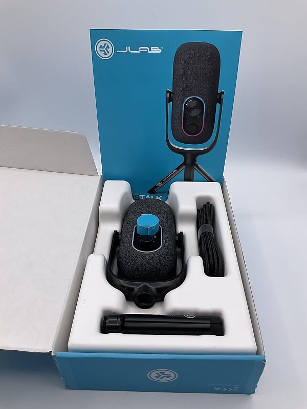 JLab JBuds Talk USB Microphone White USB-C Plug and Play | Reverb