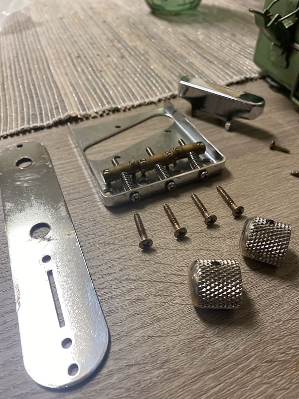 Left handed Fender Telecaster hardware Reliced | Reverb