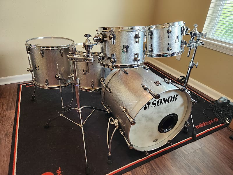 Sonor SQ2 Beech - 5pc Shell Pack 10/12/14/16/20 - Silver | Reverb