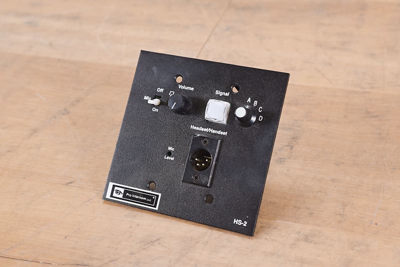 Pro Intercom HS2 Flush Mount Headset Station (church owned) | Reverb