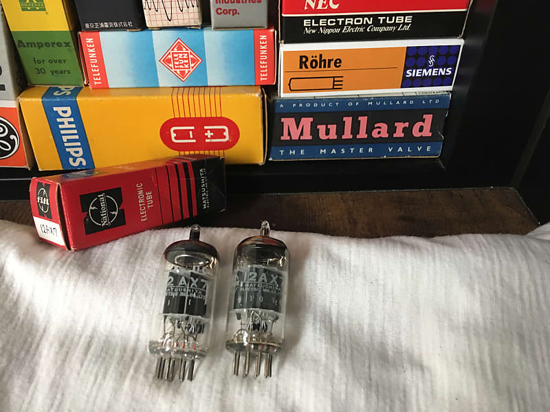 2 NOS Matsu/Mullard 12AX7 ECC83 Audio Tubes ~ HiFidelity | Reverb
