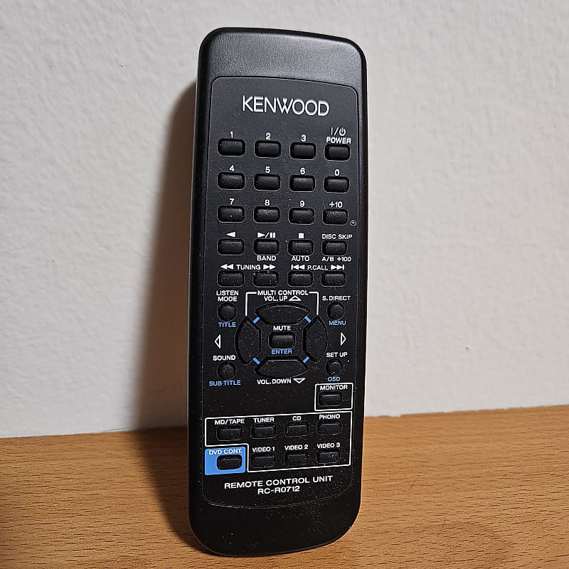 Kenwood RC-R0712 OEM Remote Control for AV Receivers | Reverb