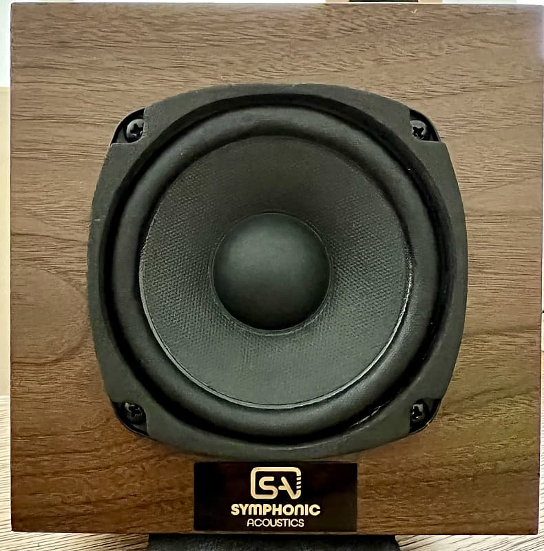 Symphonic Acoustics G-Tone Reference Monitors Solid Walnut | Reverb