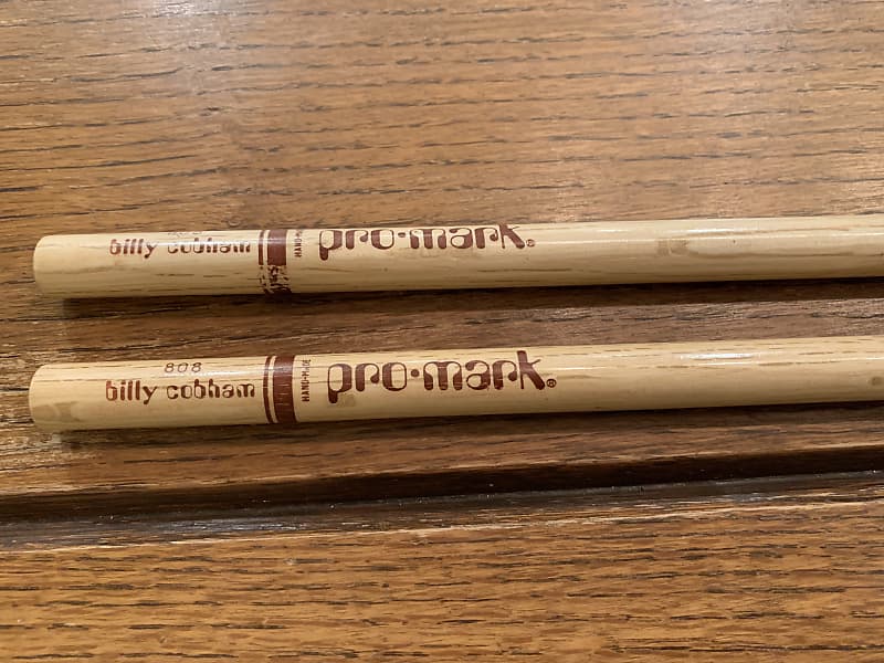 Vintage Pro-Mark Billy Cobham 808 1990's Lacquered Oak Stick | Reverb