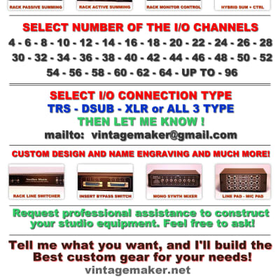 16 Channel Input Analog Summing Mixer for DAW - Synth - Drum | Reverb