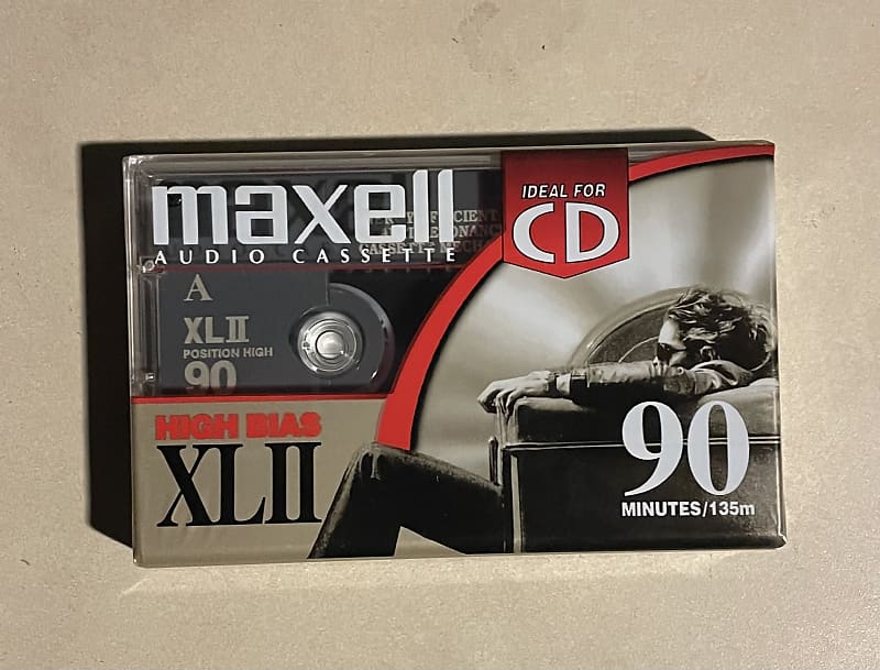 Maxell XLII 90 Minute Cassette tape | Reverb