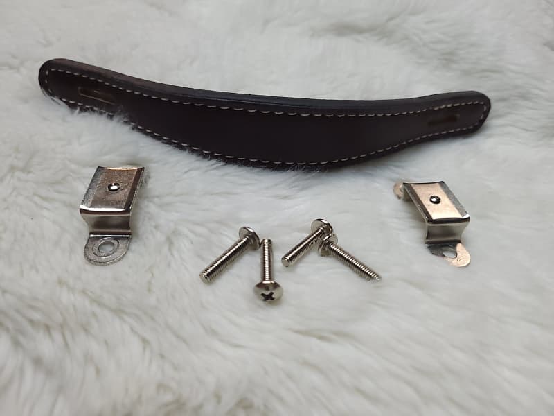 Fender Leather Amp Handle with Screws | Reverb