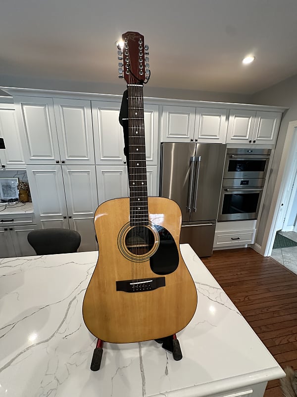 Vintage Rogue 12 String RD-10-12 - Natural Spruce | Reverb