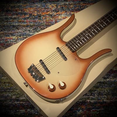 Danelectro Longhorn Bass Copper Burst | Reverb