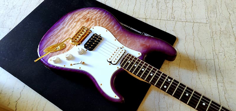 USACG / Warmoth Stratocaster Purple USA Custom Guitars | Reverb UK