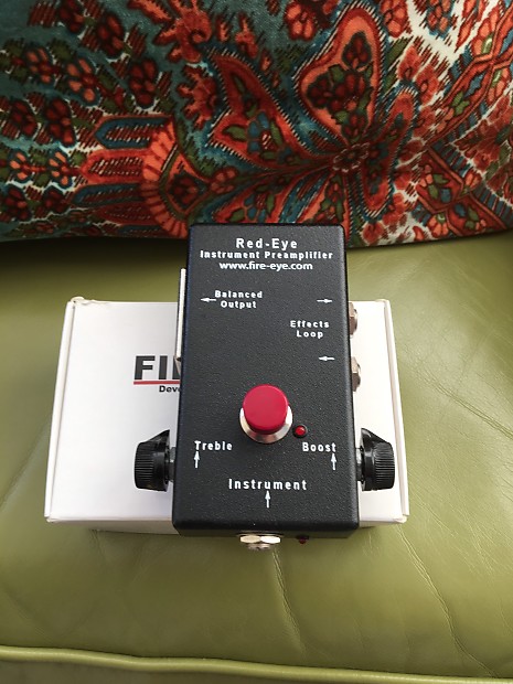 Fire-Eye Red-Eye Preamp 2016 Black | Reverb
