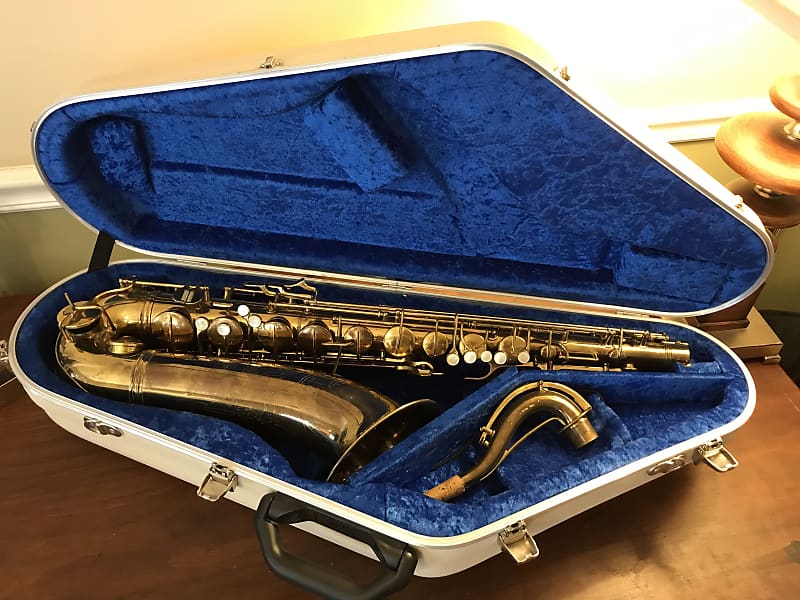 1953 CONN 10M TENOR SAXOPHONE OVERHAULED with Hiscox case | Reverb