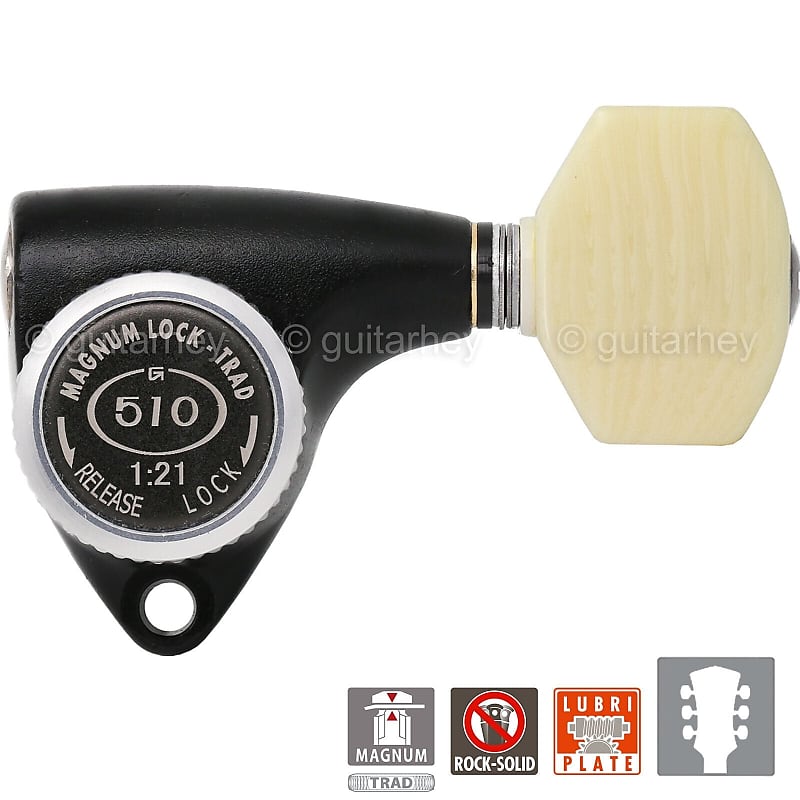 NEW Gotoh SGV510Z-M07 MGT L3+R3 LOCKING Tuners 21:1 Gear | Reverb