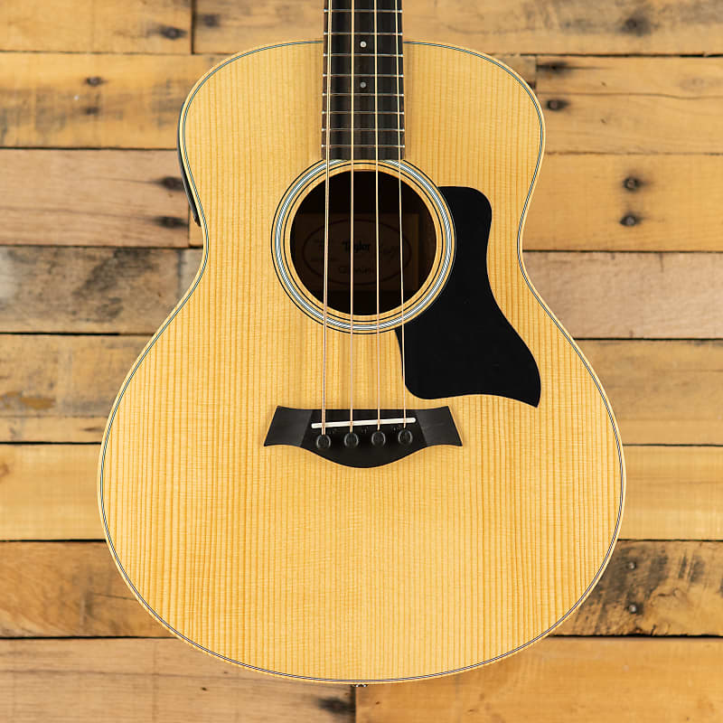 Taylor GS Mini-e Maple Bass - Natural with Black Pickguard | Reverb