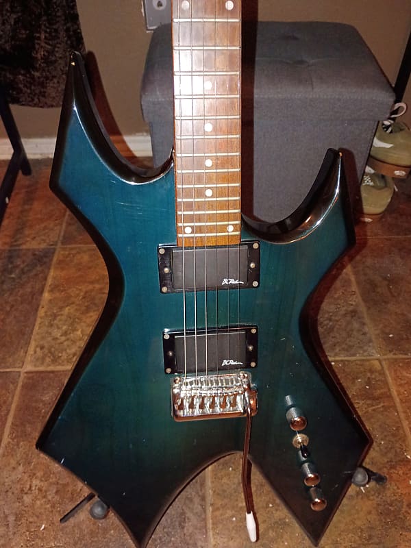 B.C. Rich Warlock Platinum Series 2002? Dark Blue HH | Reverb UK