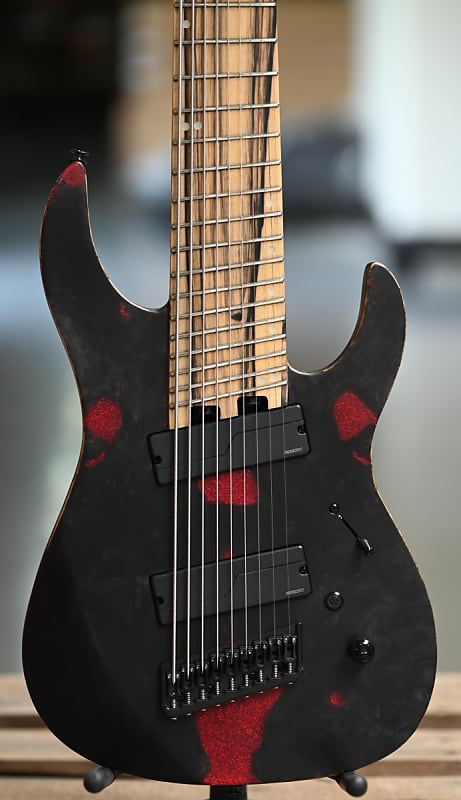 Legator Ninja N9FX-BW Multi-Scale 9-String - Black Widow | Reverb