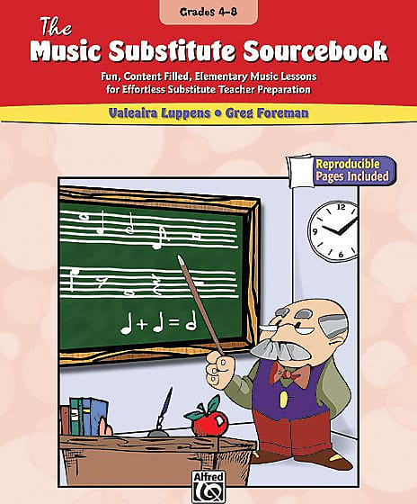 The Music Substitute Sourcebook, Grades 4--8: Fun, Content | Reverb