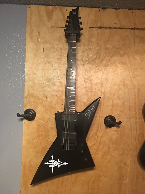 ESP LTD Explorer Black with Hardshell Case | Reverb